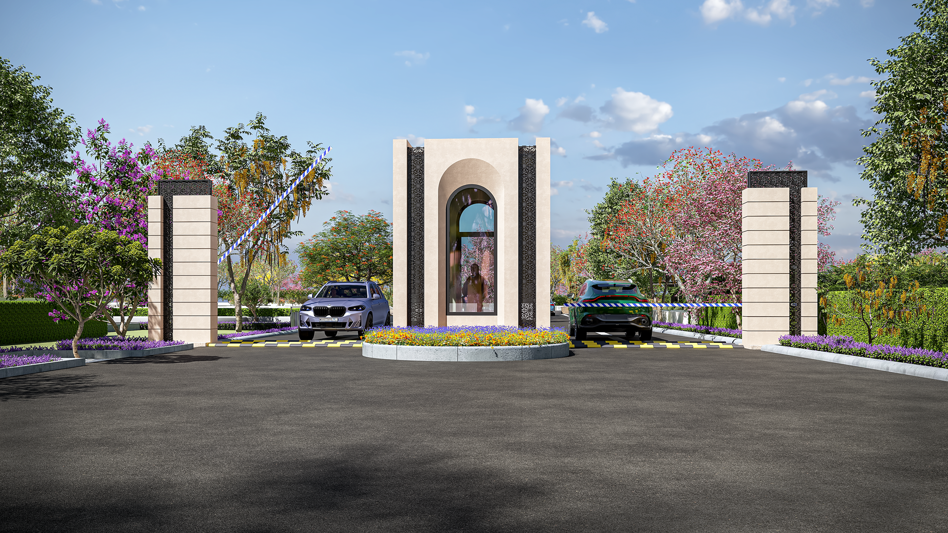 Township – Boulevard & Entry Gate Visualization